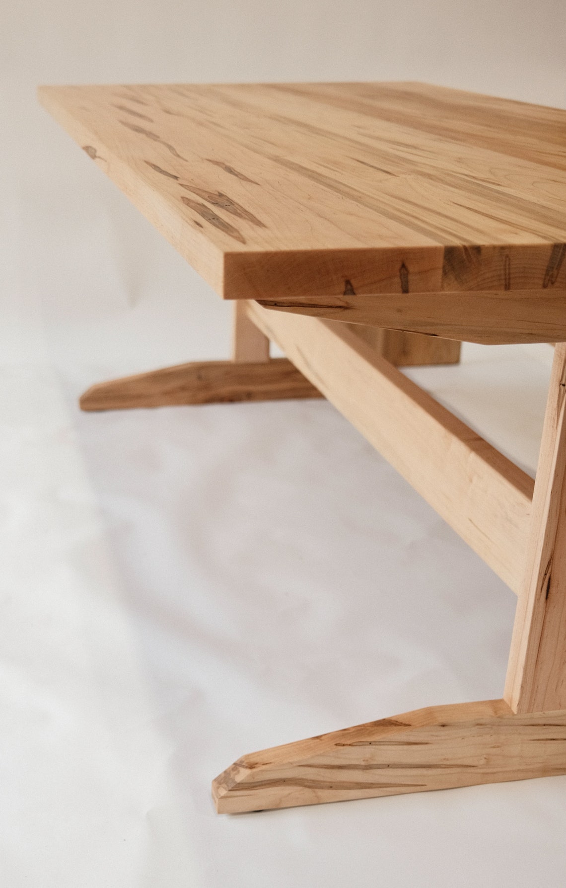 Modern Trestle Table - Etsy