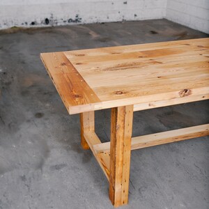 Reclaimed Harvest Table - Etsy