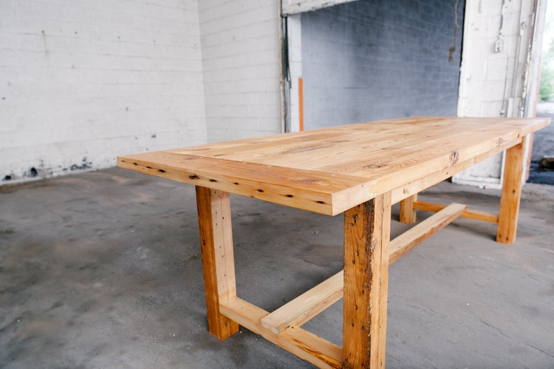 Reclaimed Harvest Table - Etsy
