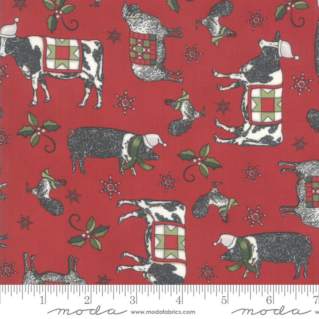 19941 13 / Homegrown Holiday / Moda / Holiday Fabric / Fabric ...