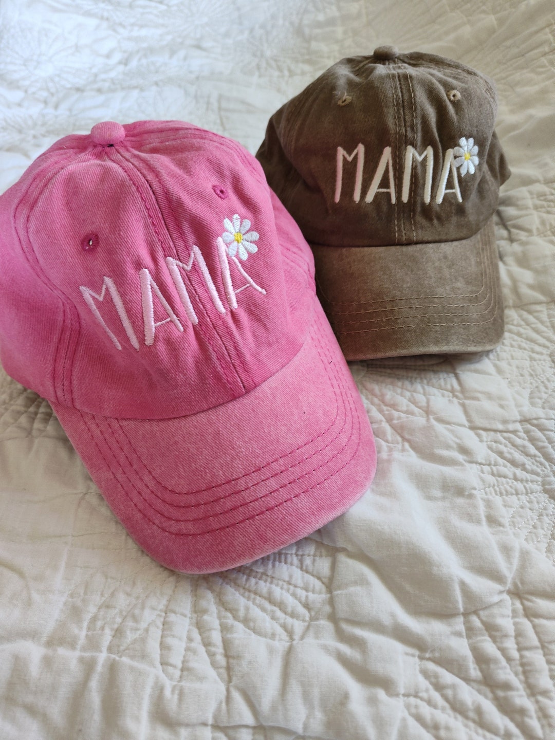 Custom Embroidered Mama Hat, Cute Custom Hat for Mom, Embroidered Hat ...