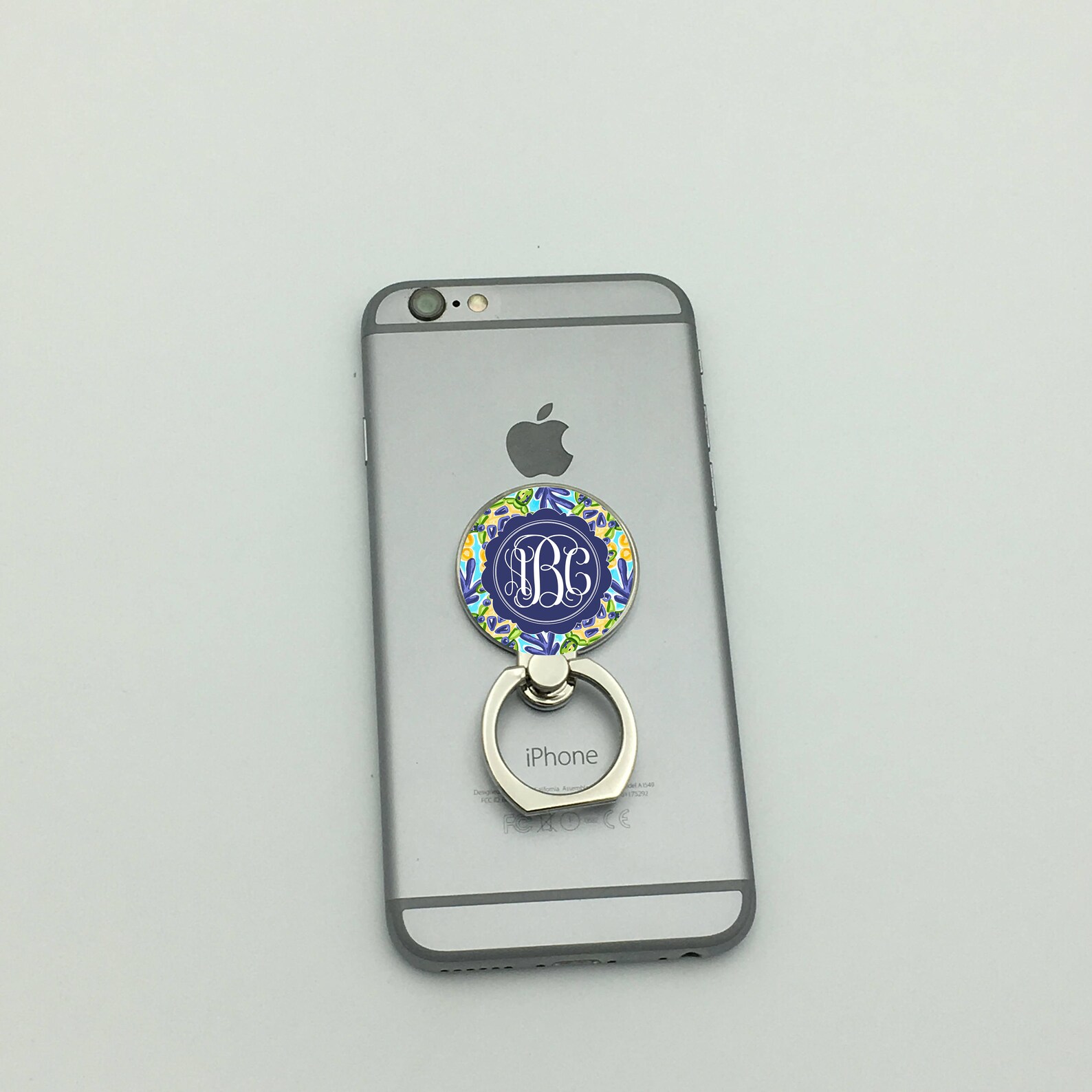 Custom Monogram Cell Phone Ring Stand - Etsy