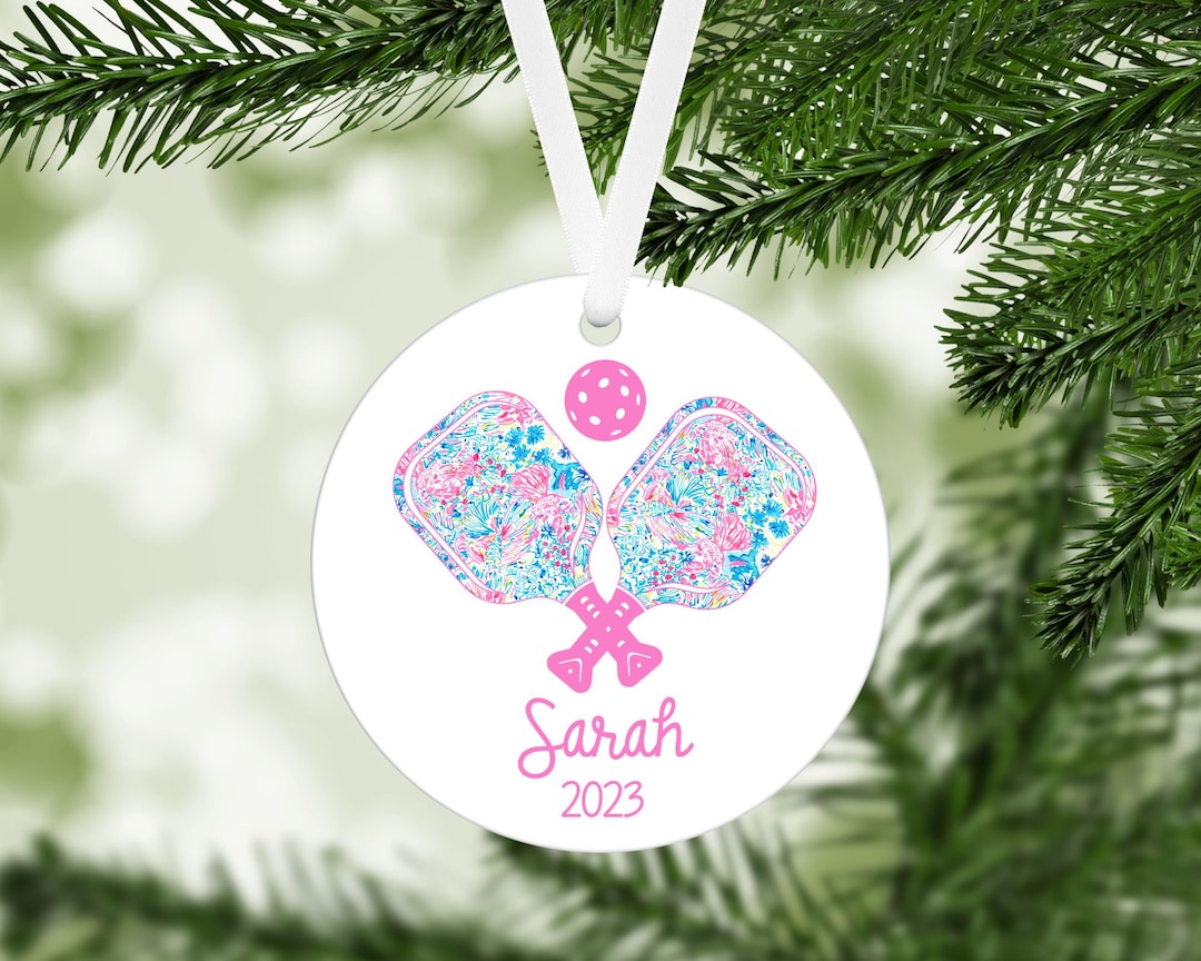 Pickleball Ornament Lily Inspired, Christmas Ornament Personalized ...