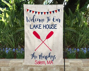 Lake House Flag Custom - Etsy