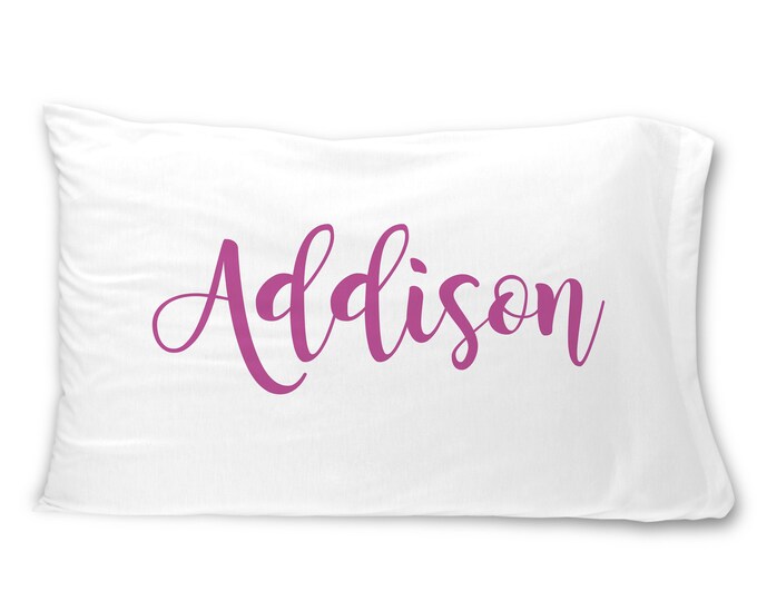 Personalized Pillowcases, Personalized Bedroom Decor - Etsy