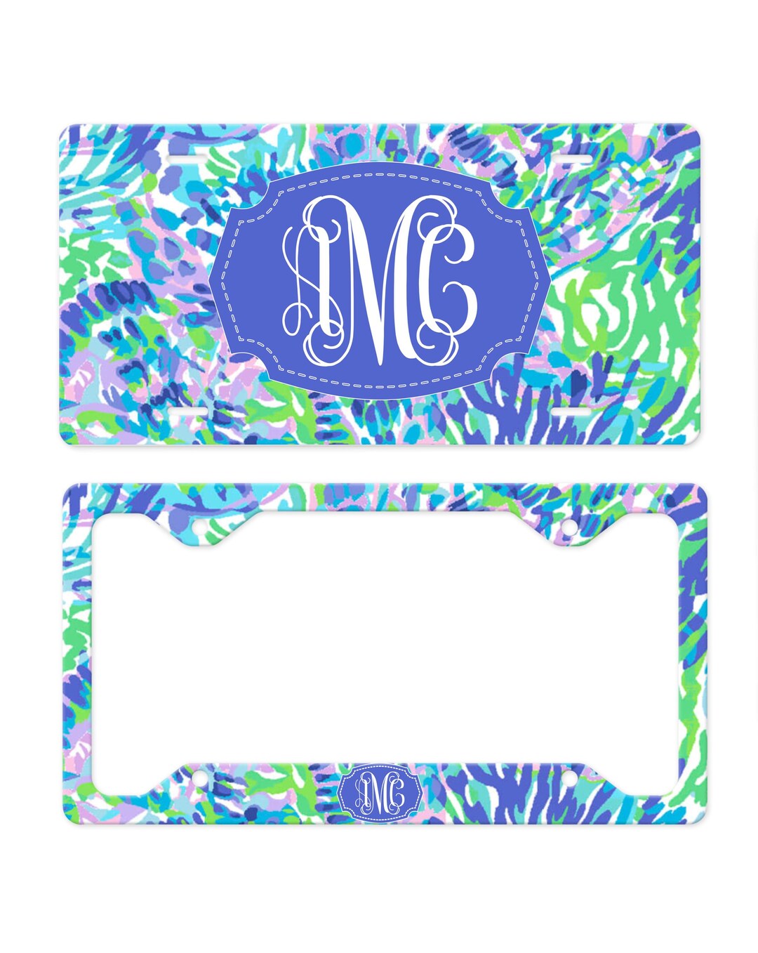 License Plate, License Plate Frame, Car Accessories for Women, Lilly ...