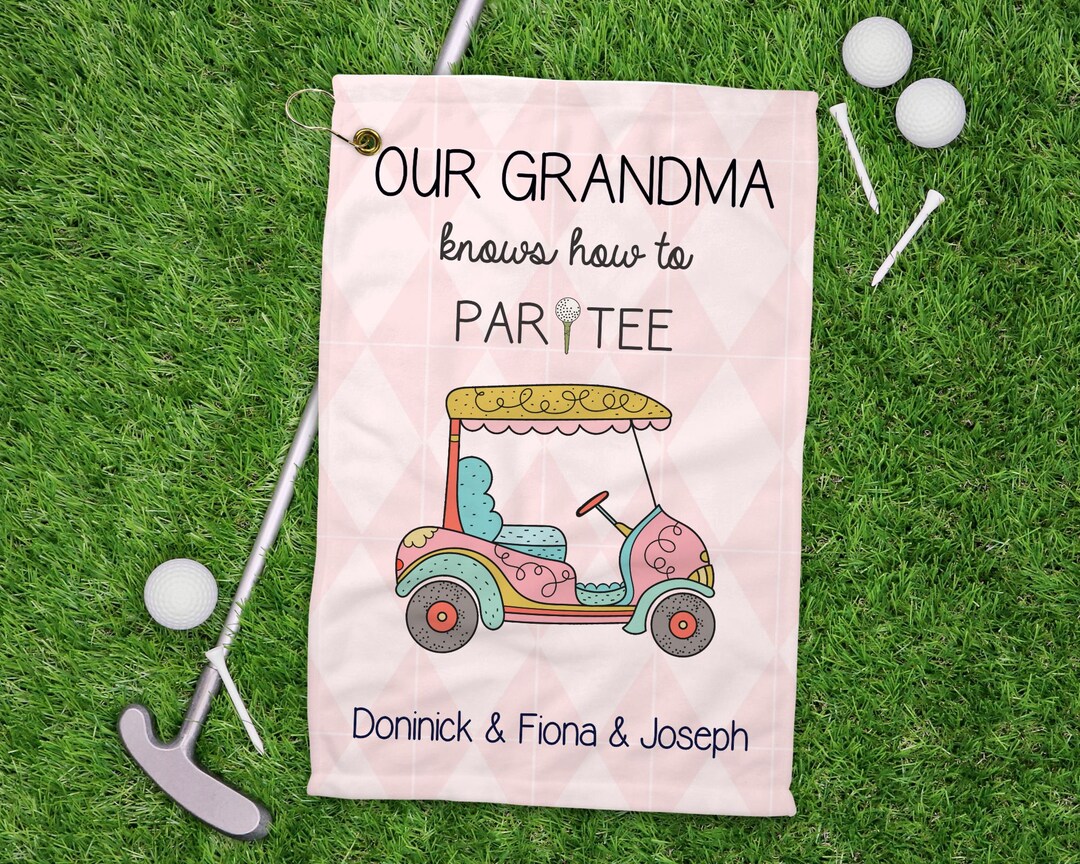 Grandma Golf Towel , Personalized Golf Gift for Grandma - Etsy