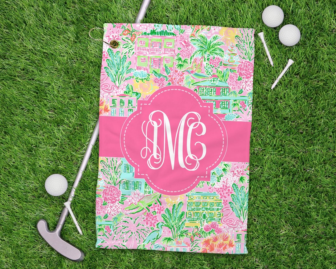 Monogram Golf Towel, Womens Golf Gift Personalized - Etsy