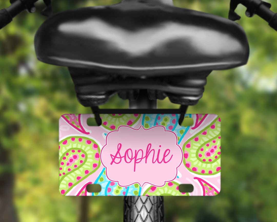 Personalized Mini Bike License Plate - Etsy