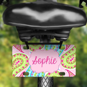 Personalized Mini Bike License Plate - Etsy