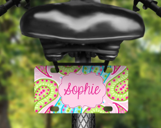 Personalized Mini Bike License Plate - Etsy