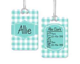 Diaper Bag Tag Personalized Custom Baby ID Tag | Etsy
