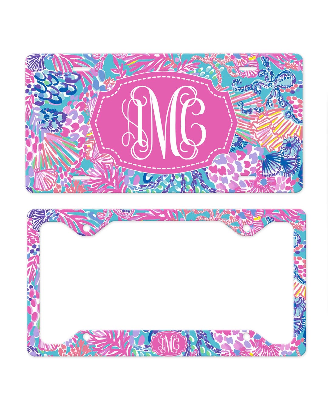 Car Accessories for Women, Lilly Inspired Front License Plate. Lily ...