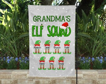 Grandma Elf Flag - Etsy