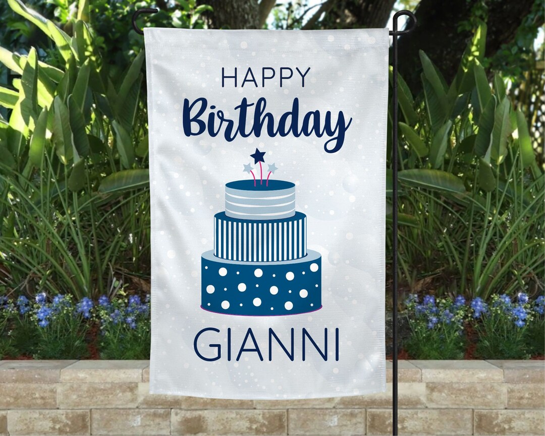 Happy Birthday Flag Personalized Kid's Birthday Yard Flag - Etsy