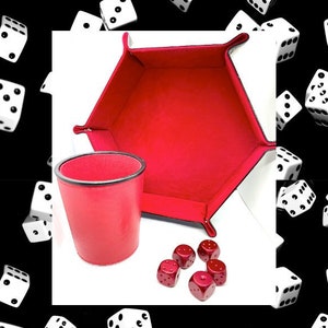Budget Friendly Basic Dice Tray, Cup and Dice Pack Combo: D&D, Dnd, RPG ...