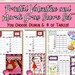 Bunco Hostess Sign up Sheet Download black, Pink, Red, Purple or Blue ...