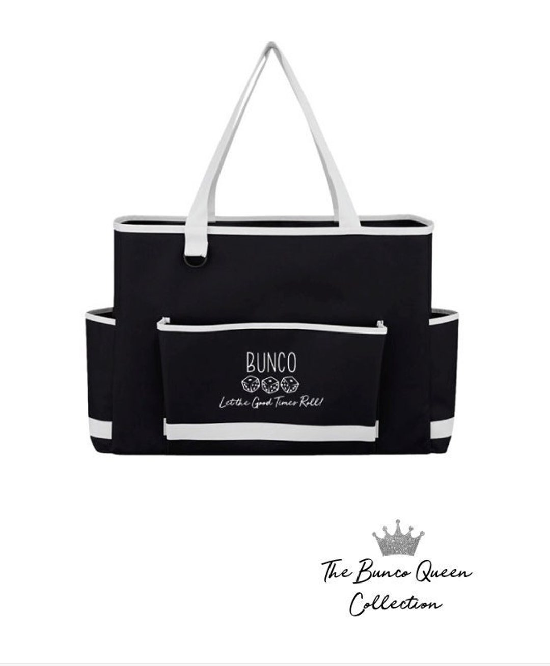 Bunco Tote "open Concept" BAG: Size 17" X 12.5" X 4.5" "totes" Adorable ...