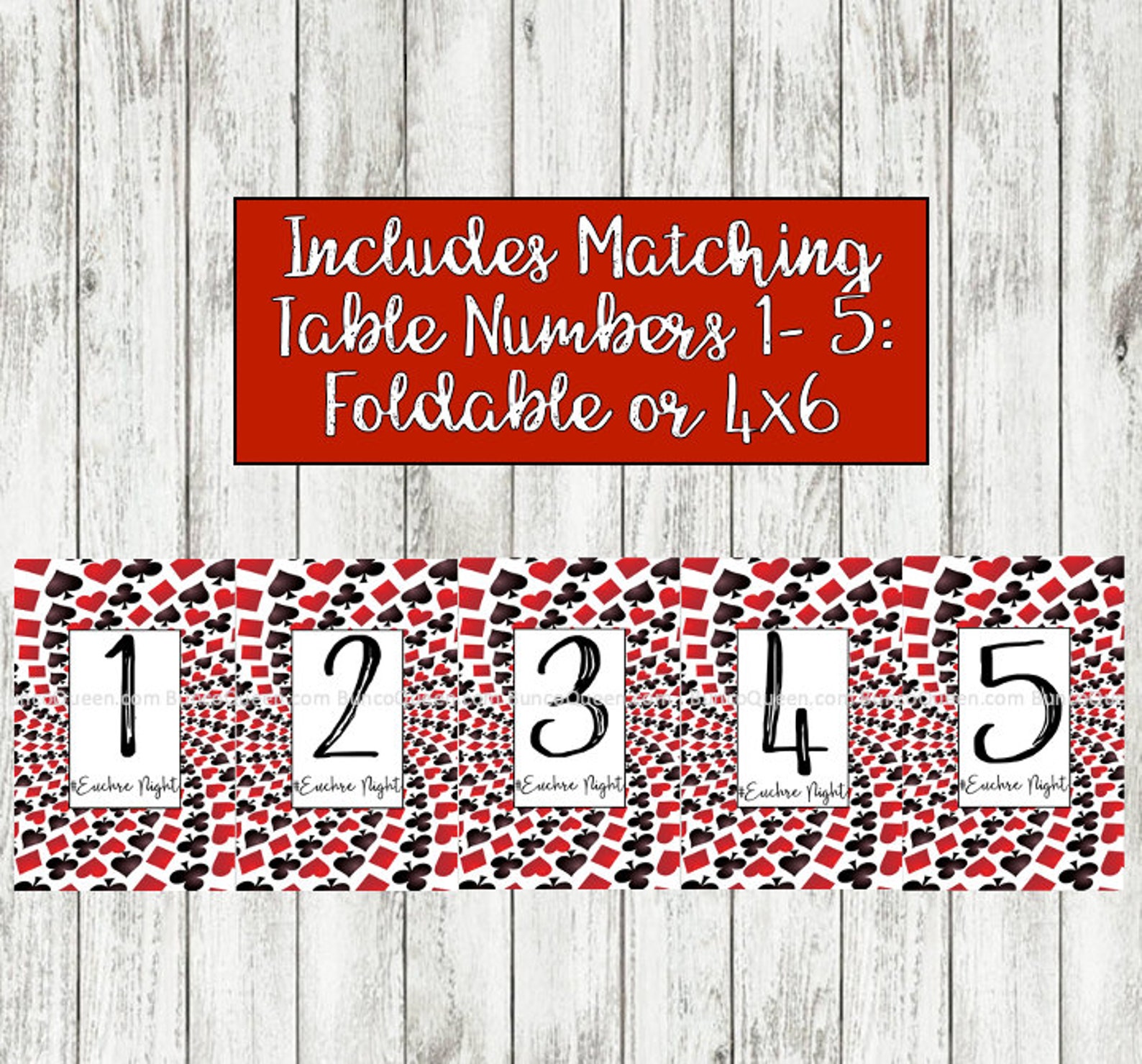 20 Person Euchre Rotation Score Sheet/euchre Tally W Table - Etsy