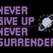 Never Give Up, Never Surrender Galaxy Quest 5x7 Cross-stitch PATTERN ...