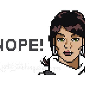 Lana Kane NOPE Archer 4x6 Cross-stitch PATTERN Instant Download .pdf - Etsy