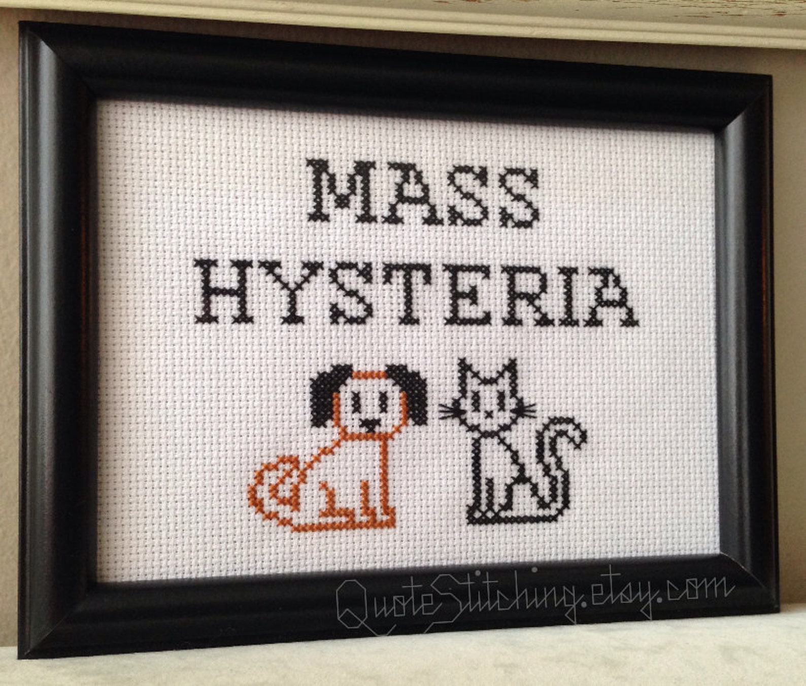 Mass Hysteria - Ghostbusters 5"x7" or 4"x6" Cross-stitch PATTERN ...