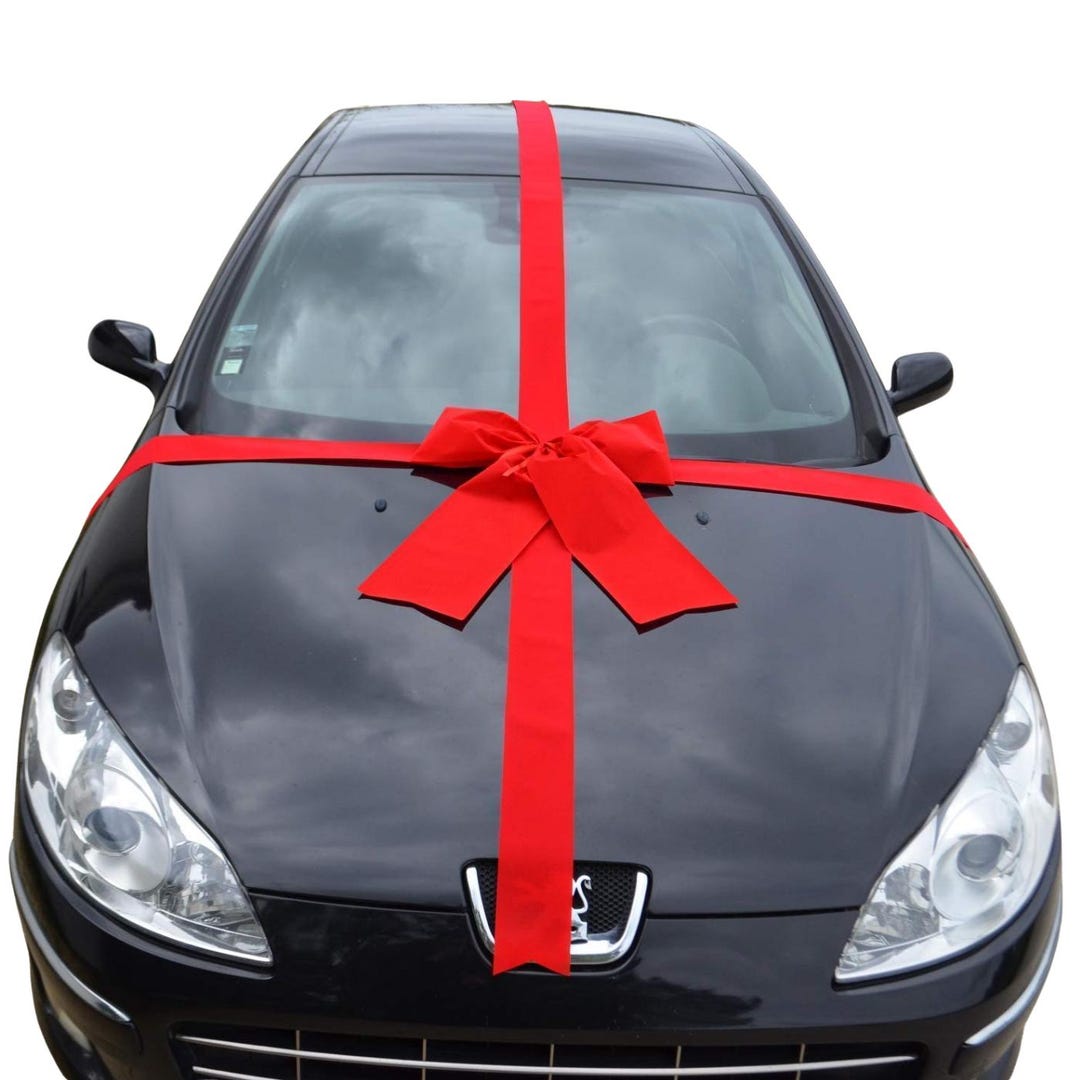 Giant Car Bow, Gift Bow, Birthday Bow With 8 M Extra Ribbon for ...