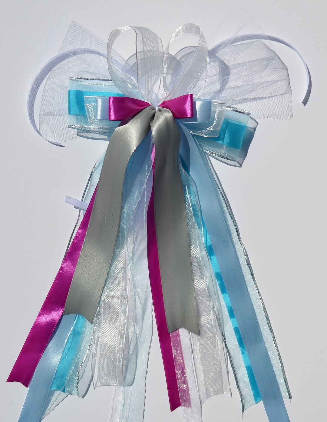Pompous School Bag Bow With Name, Princess Bow - Etsy