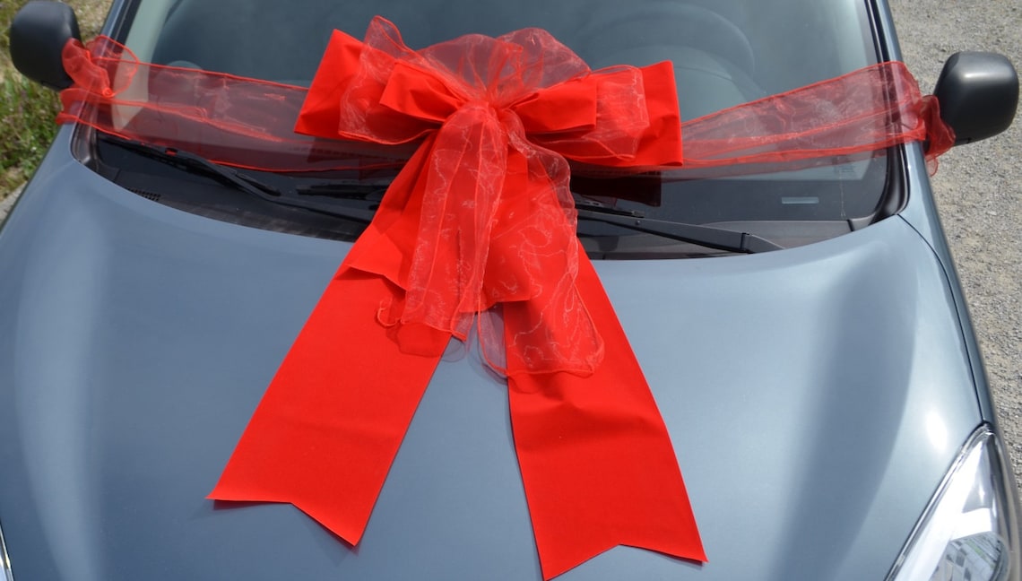 Giant Red Ribbon for Car or Large Gift - Etsy Sweden