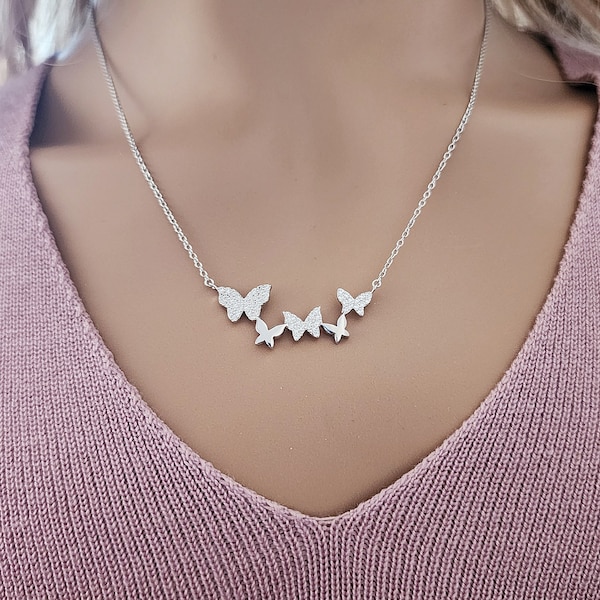 Butterfly Necklace - Etsy