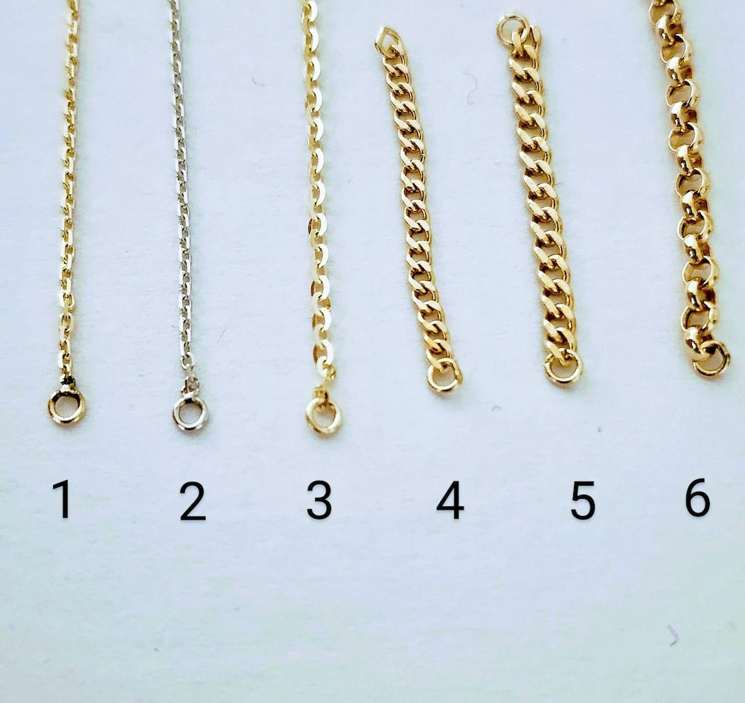 Fancy Connection Chains for Earrings Solid 14k Gold / Convertible - Etsy