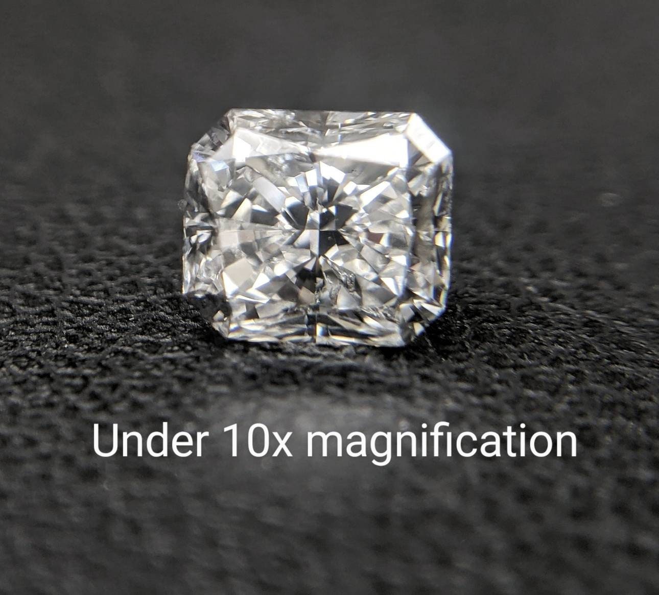 1.01ct. Radiant Cut Diamond G color I1 clarity GIA Certified / | Etsy