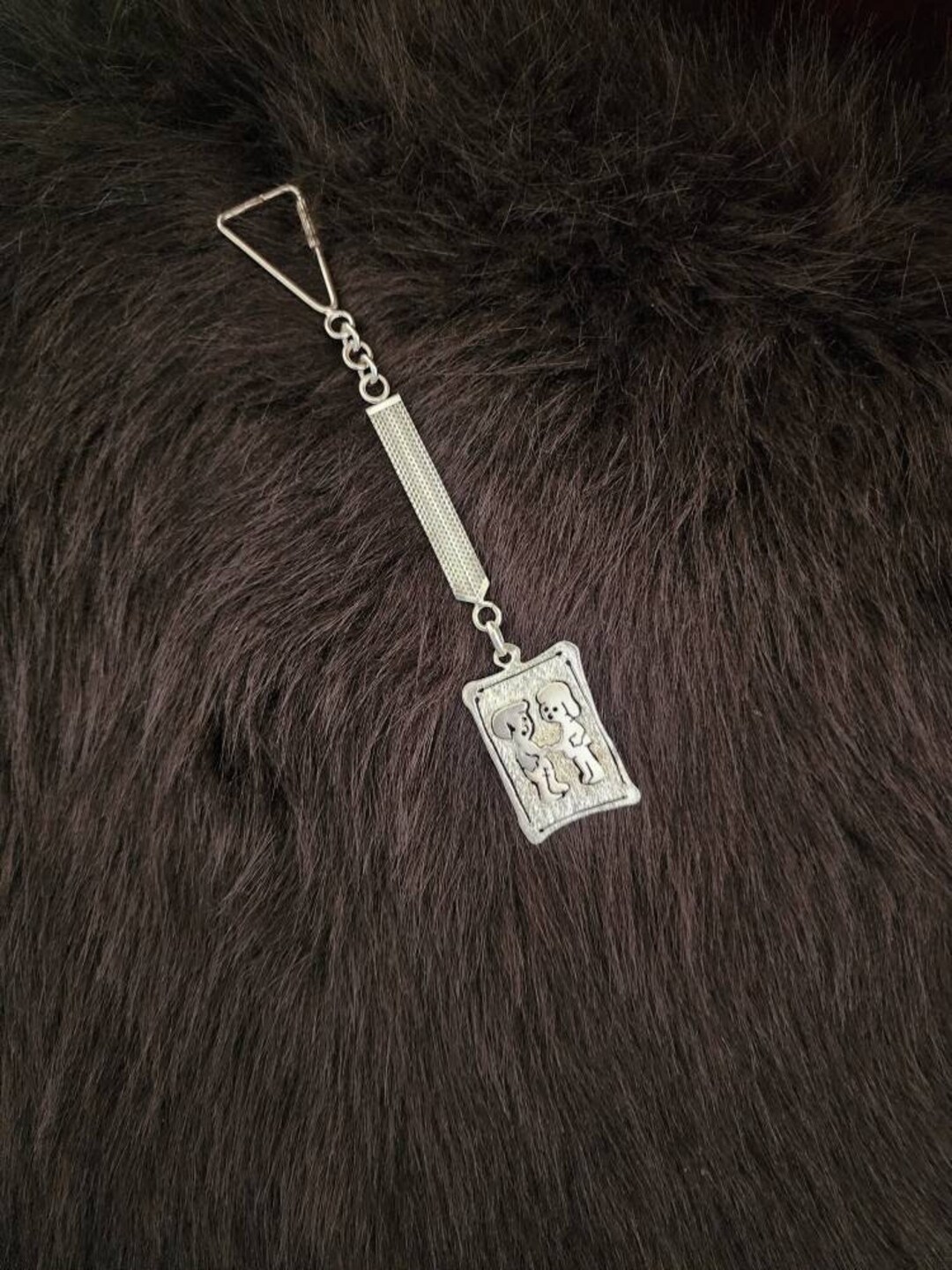 Antique Key Chain 925 Sterling Silver / Vintage Key Chain / Gift for ...