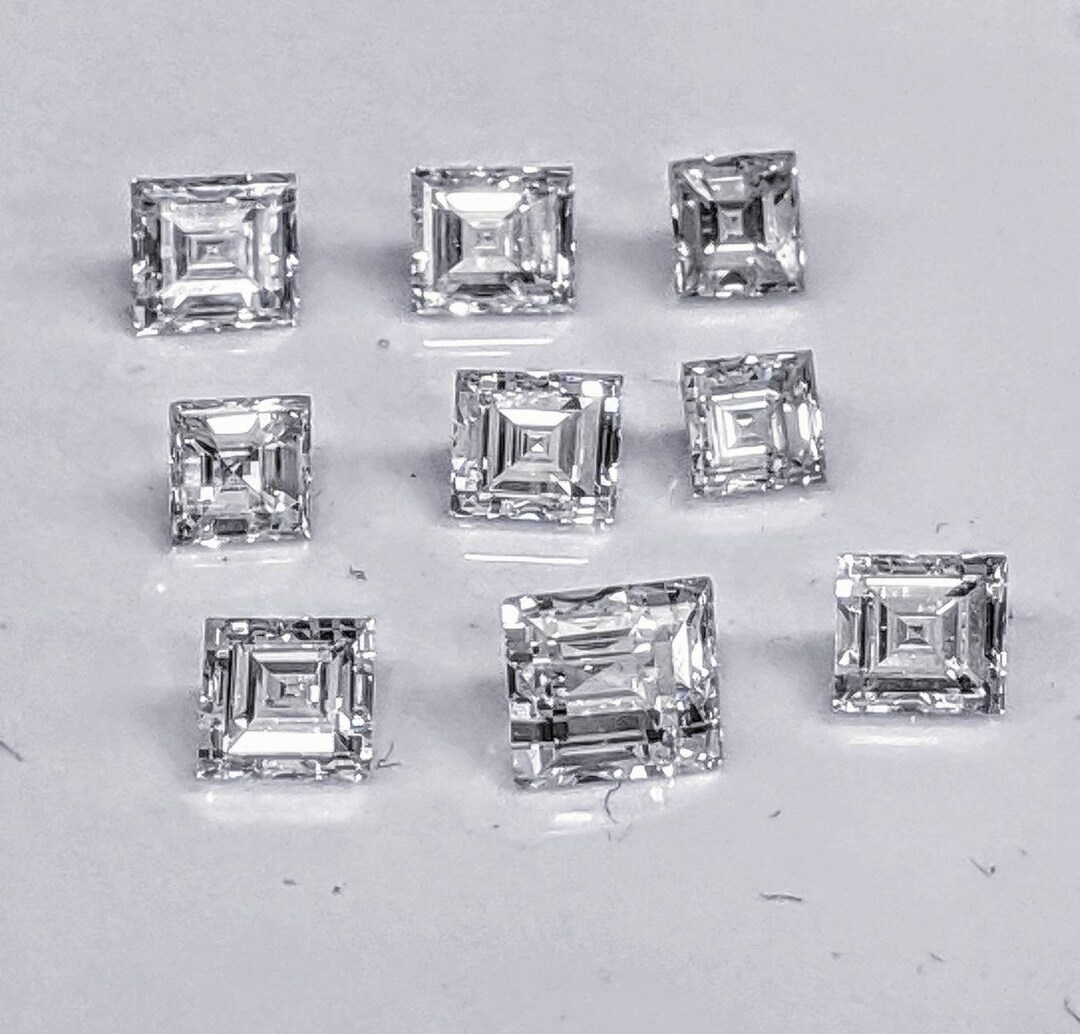 0.14ct.-0.49ct. Square Cut Diamonds Natural Untreated /loose Square Cut ...