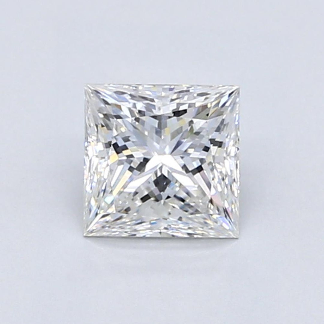 GIA Certified 0.56ct. G Color, SI1 Clarity Princess Cut Diamond ...