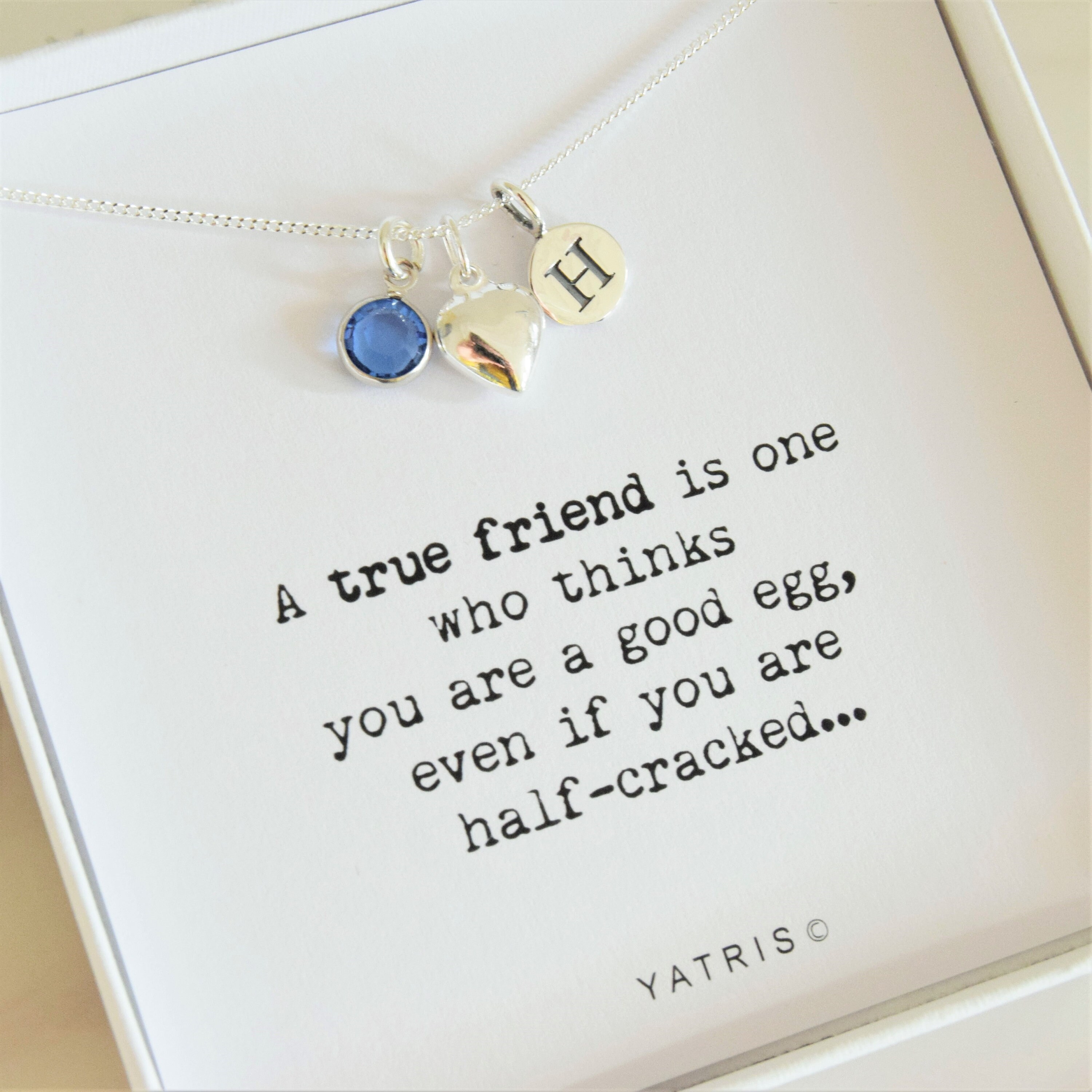 Friend Necklace Friend Gifts Friendship Necklace - Etsy UK