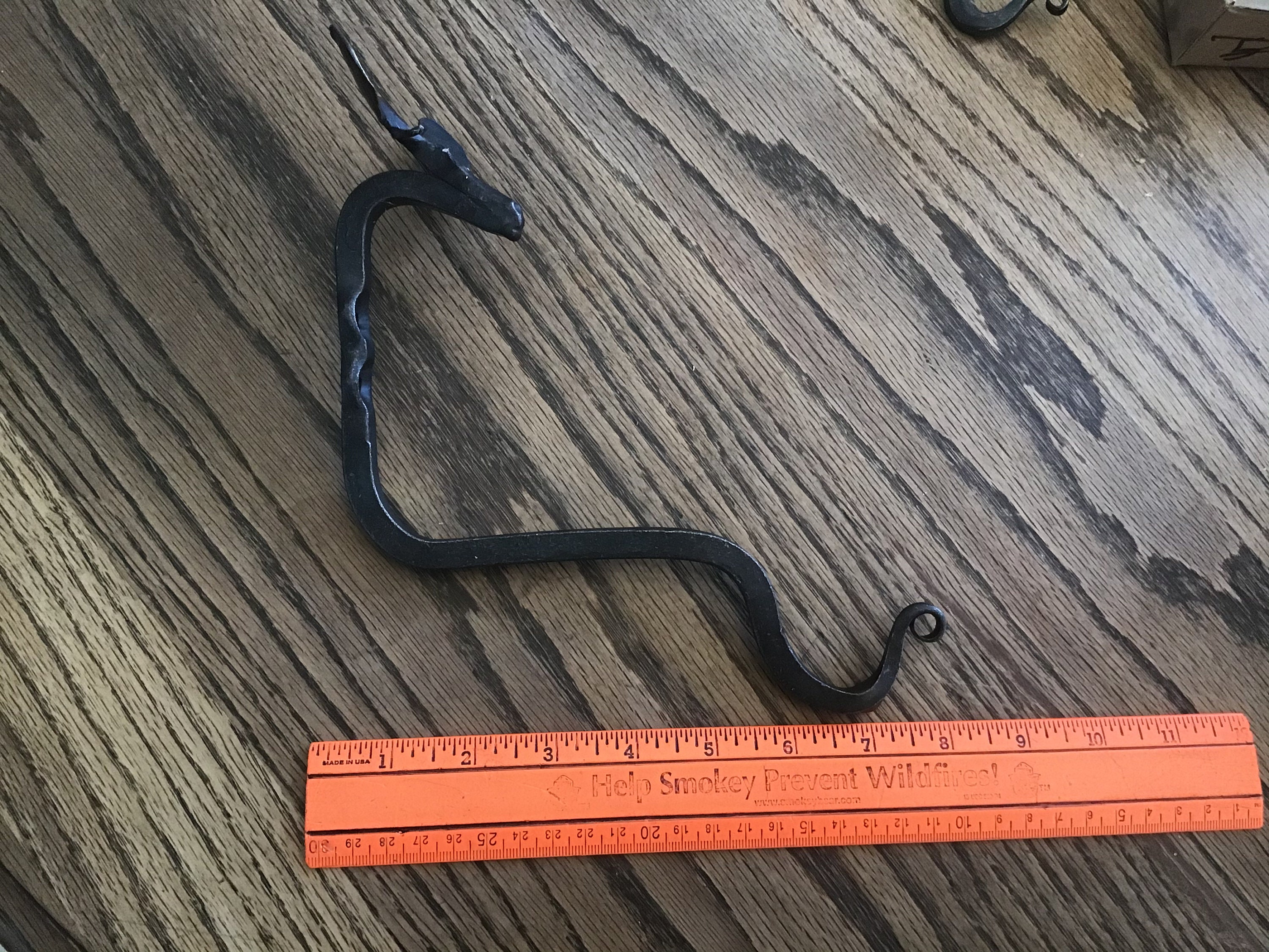 Hand forged Moose Knick knack hook | Etsy