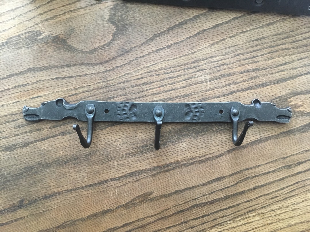 Bear Head Key-hook Bar With Three Hooks - Etsy