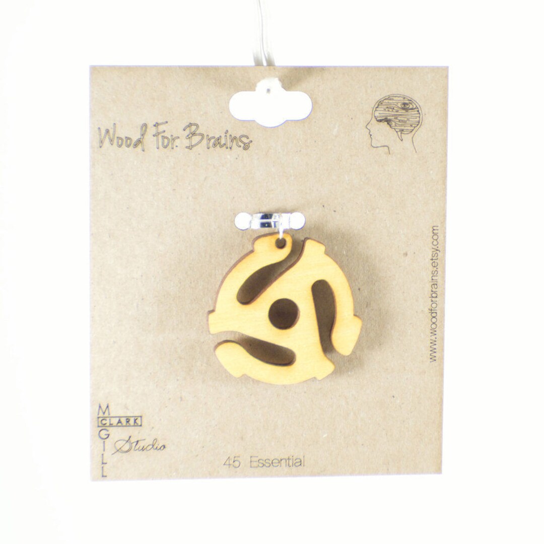 45 Record Insert Adapter Pendant - Etsy
