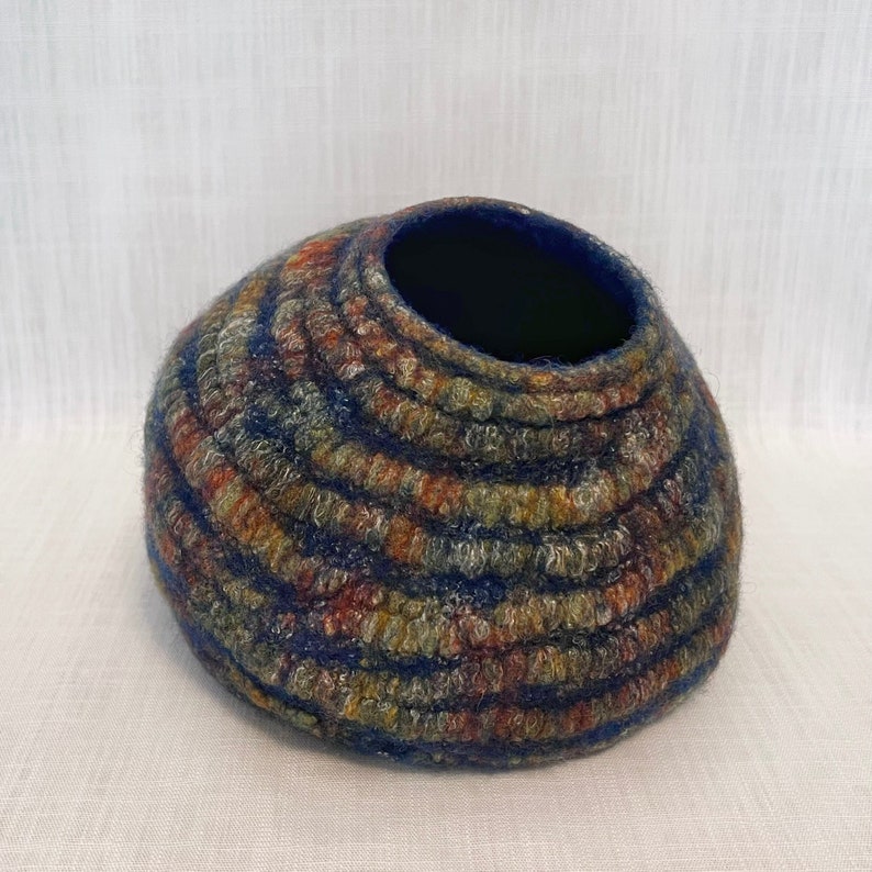 Hand-felted Wool Artisan Vessel - Etsy