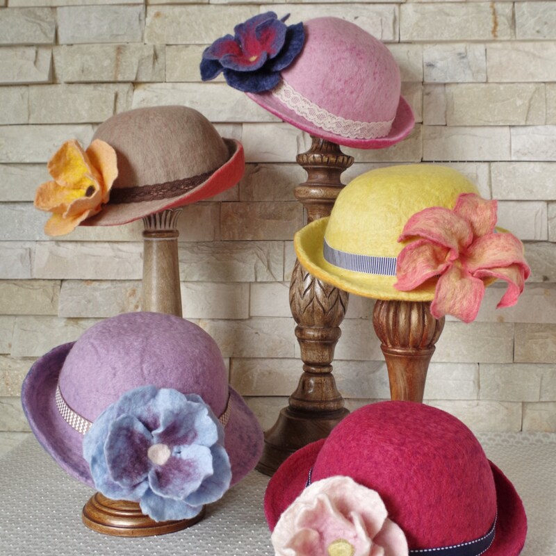 Felted Hat - Etsy