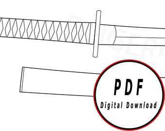 Katana Template - Etsy Canada