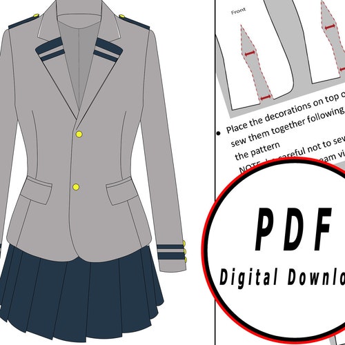 DIY Vest Template Pattern Blueprint Pdf Vector Printable - Etsy