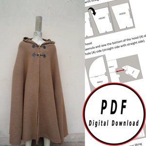 Roman Paenula Cloak Diy Tutorial Pattern Reenactment Legionary ...