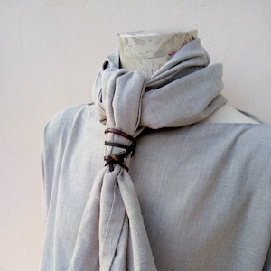 Roman Focale Scarf Handmade Linen Costume Replica Reenactment Larp ...