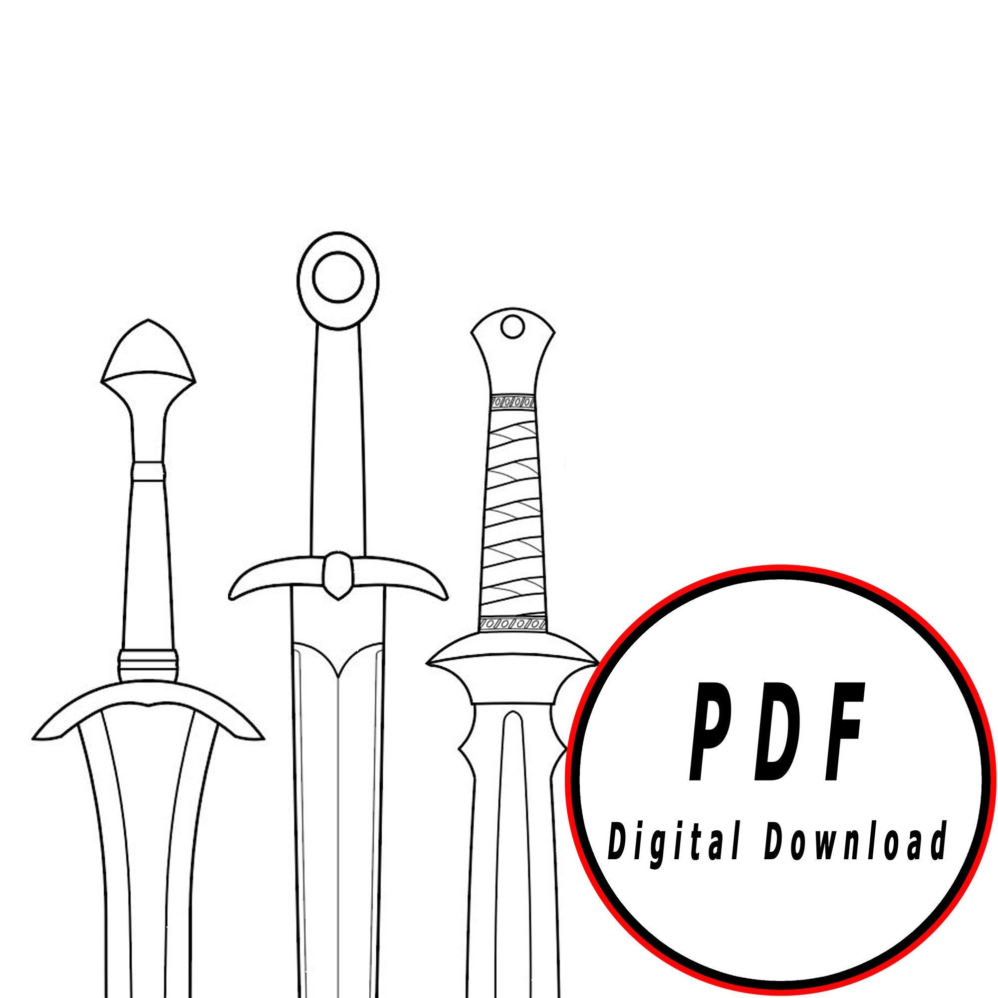 Printable Sword