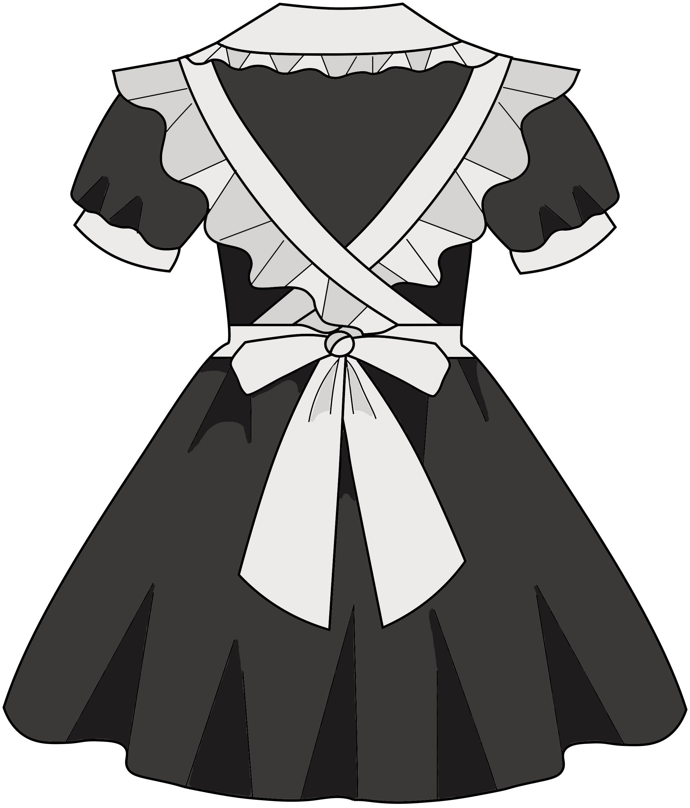 DIY Maid Basic Dress Fantasy Japanese Template Pattern - Etsy Australia
