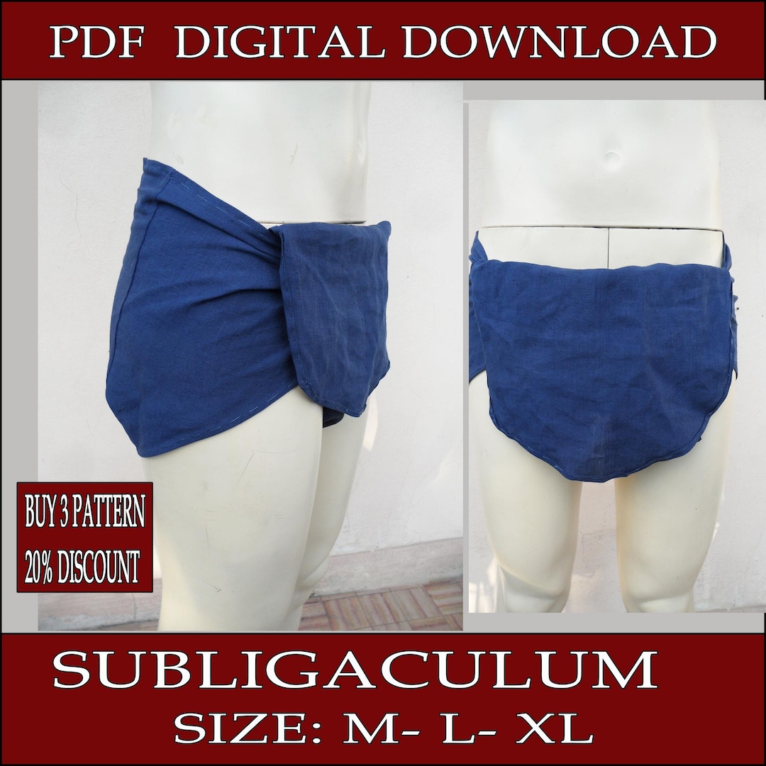 Roman Subligaculum Slip Underwear Diy Tutorial Pattern Reenactment ...
