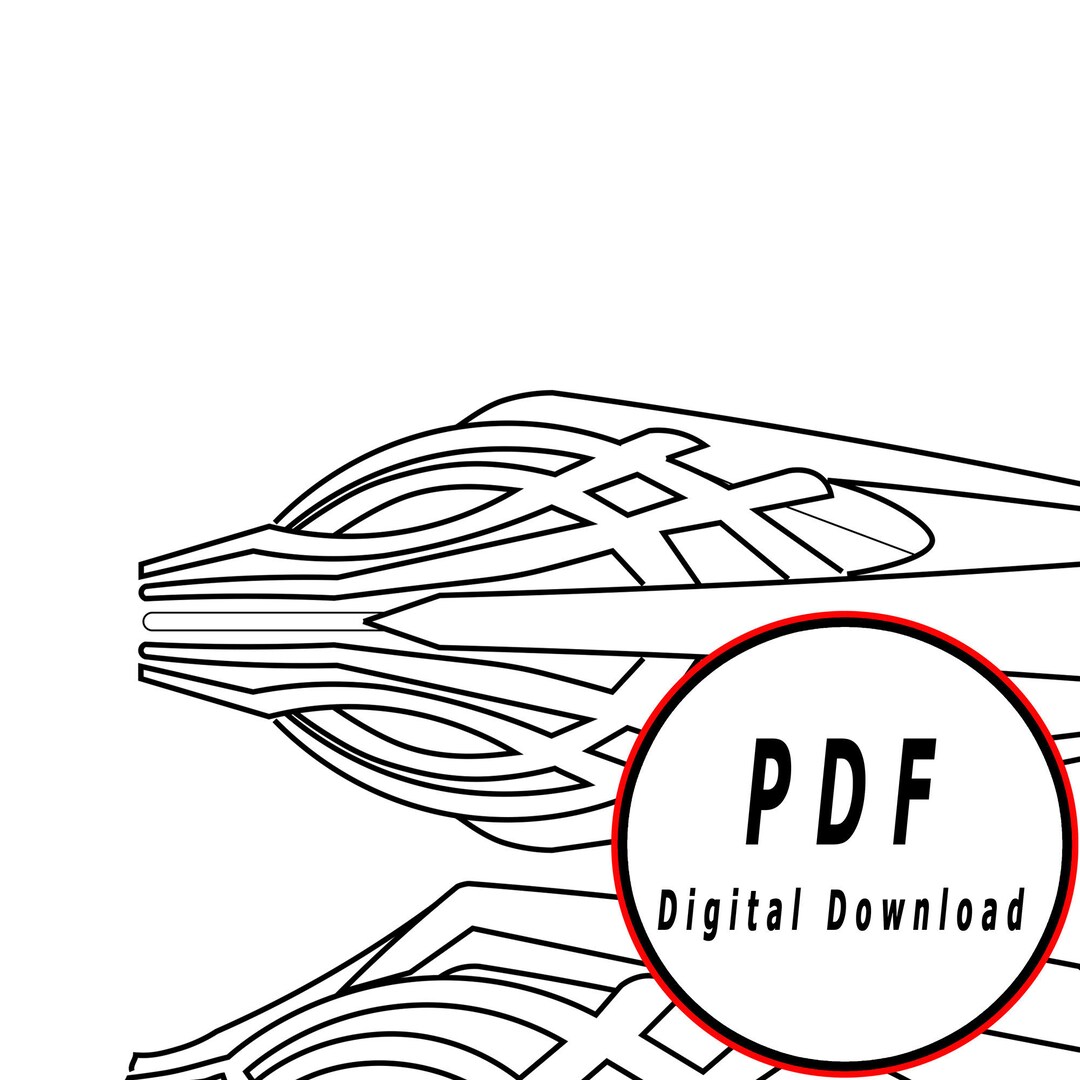 White Staff DIY Template Pattern Blueprint DIY Pdf Digital Donwload ...