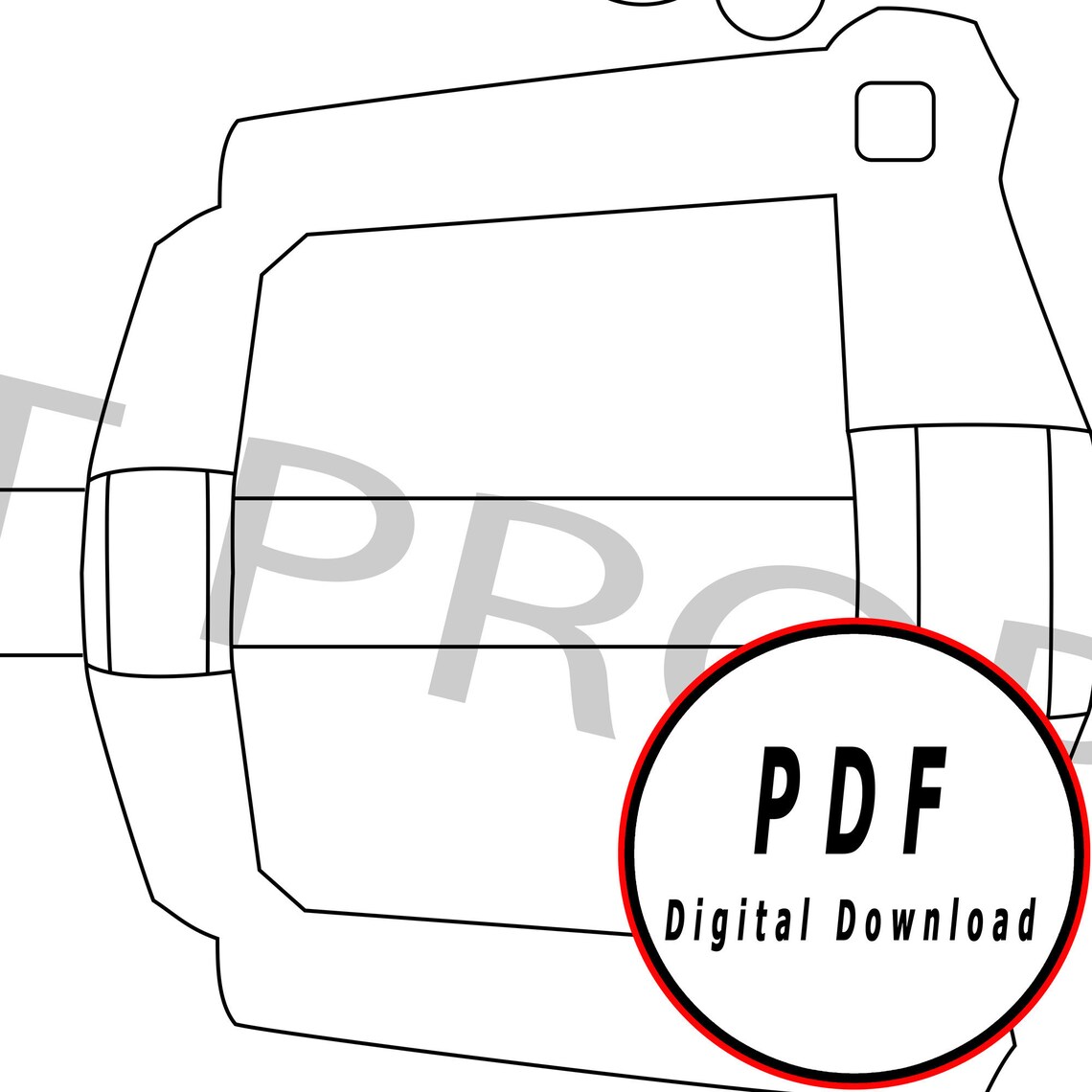 Blade Template/pattern Blueprint DIY Pdf Digital Donwload | Etsy